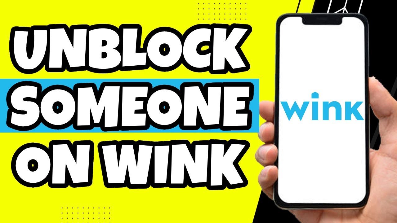 How To Unblock Someone On Wink App (EASY) - YouTube