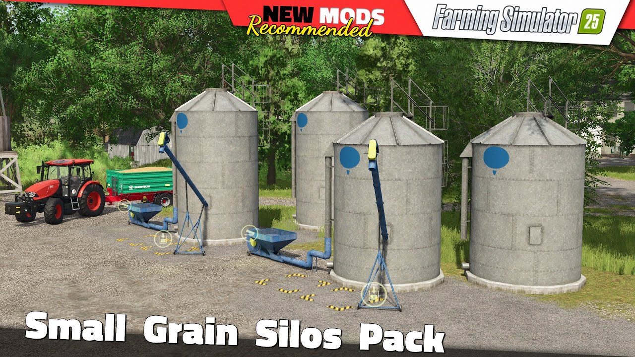 FS25 | Small Grain Silos Pack - Farming Simulator 25 Mods Review 2K60 ...