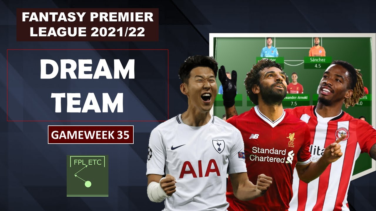 FPL DREAM TEAM। GAMEWEEK 35। BEST TEAM OF THE WEEK। Fantasy Premier ...