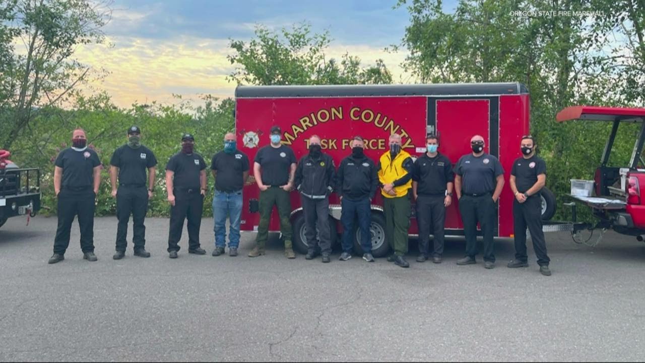 Firefighting task force sent to Central Oregon - YouTube