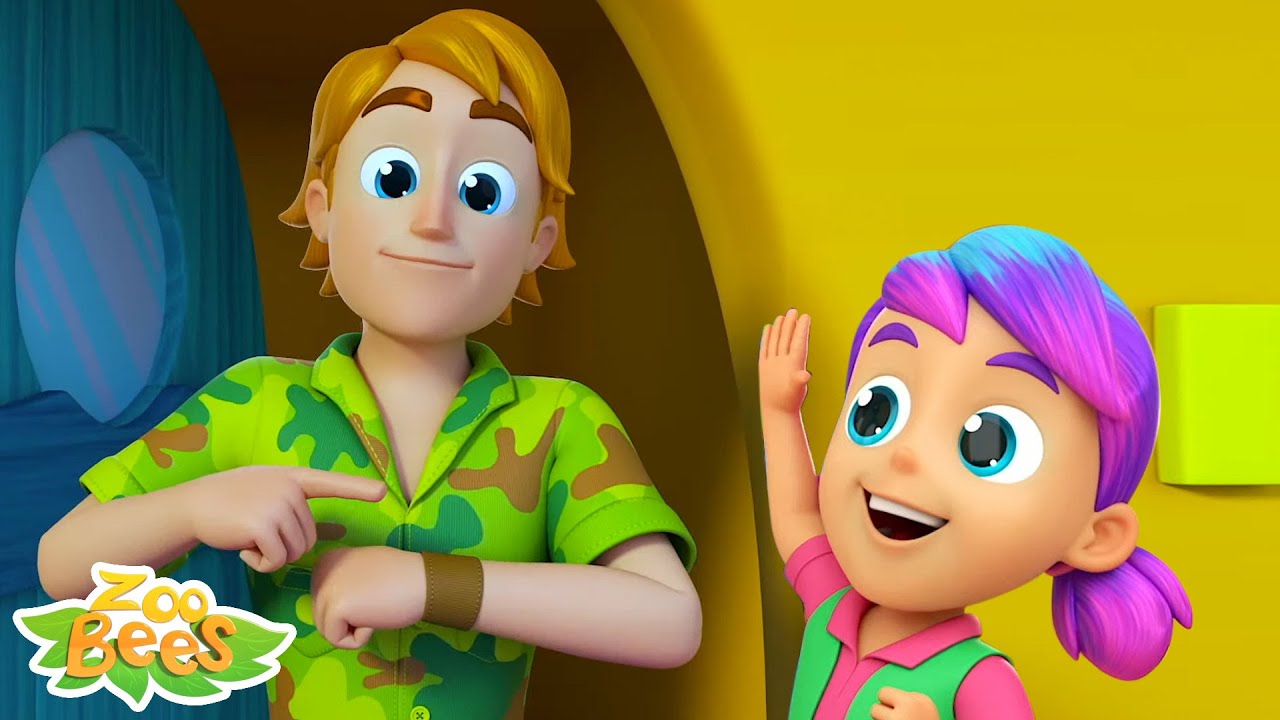 Sí Sí Canción para niños con más Rimas de Dibujos Animados por Zoobees ...