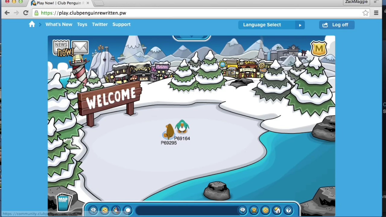 Bomb And Flask Getting Band in Club Penguin - YouTube