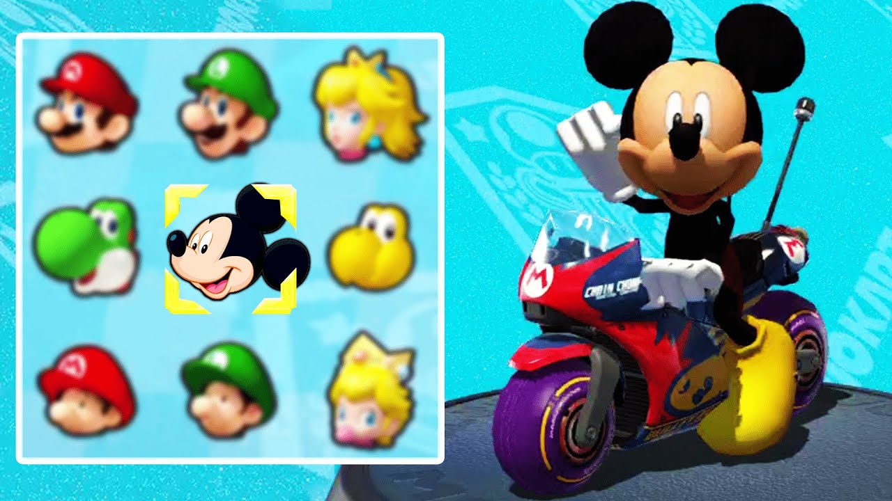Mickey Mouse in Mario Kart 8 Deluxe - YouTube