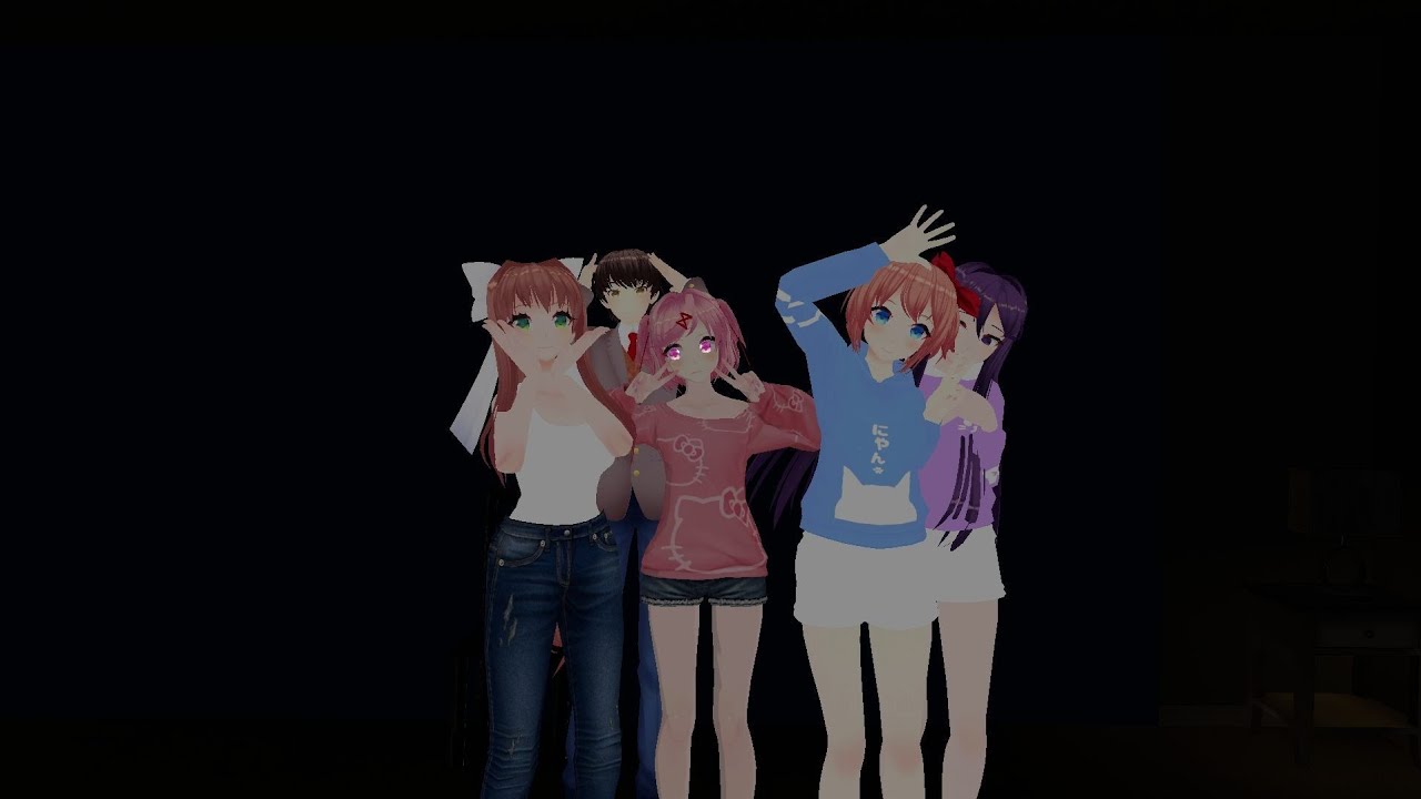ddlc sleepover - YouTube