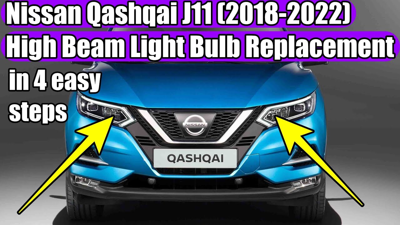 Nissan Qashqai J11, Rogue (2018-2022) – High Beam (main-beam) Light ...