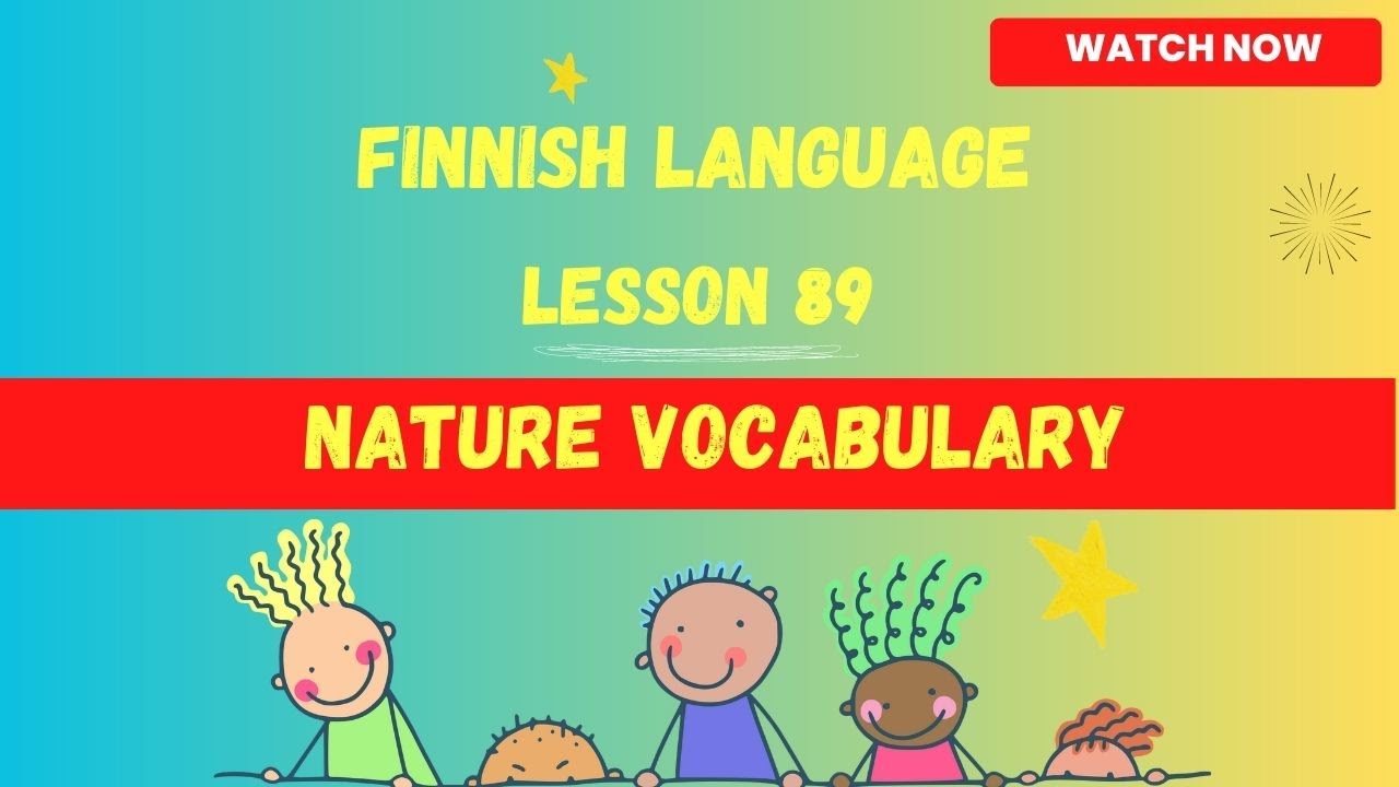 Nature Vocabulary | Finnish language lesson for beginners |Finnish ...