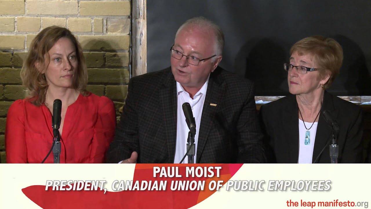 Paul Moist: “Public infrastructure can help build a sustainable economy ...