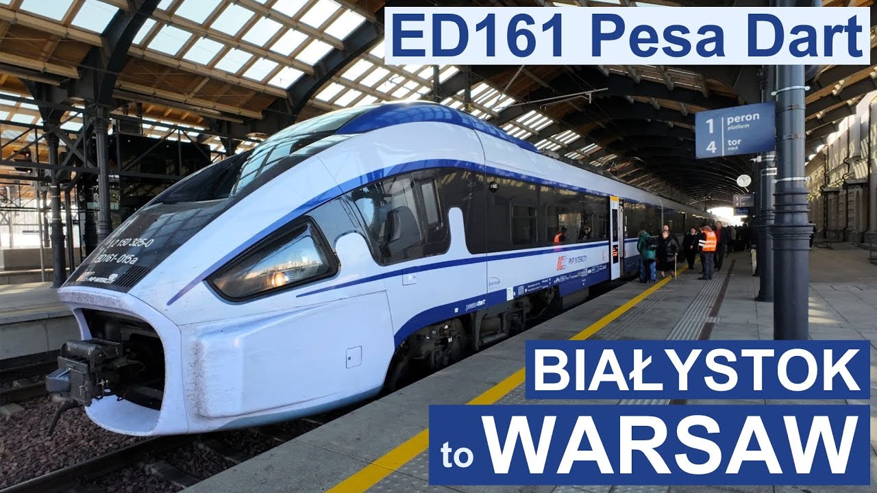 Pesa Dart First-Class Experience: Białystok to Warsaw with PKP ...