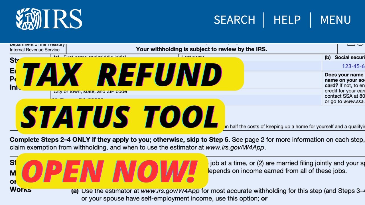 How to Check Tax Refund Status? 2025 IRS Refund Status Tool Opens | IRS ...