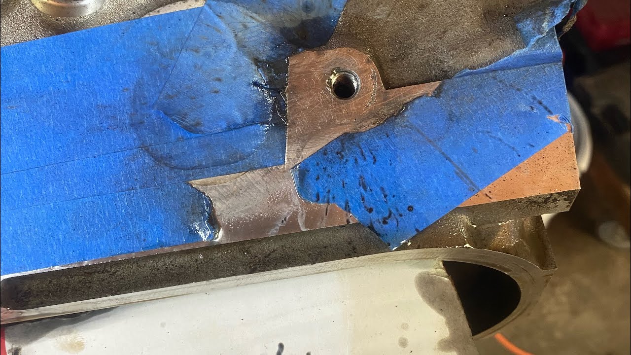 How to remove a broke bolt in an aluminum cylinder head - YouTube