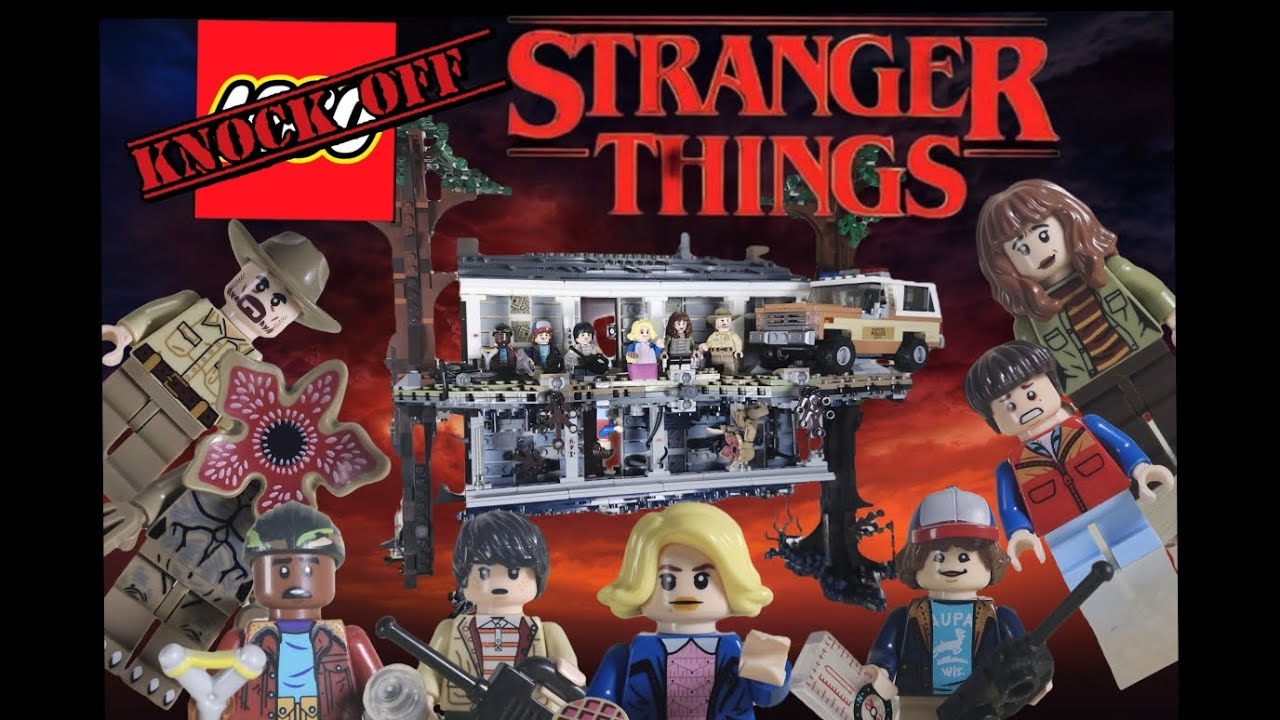 STRANGER THINGS Lego Knock Off/ Set Speed Run Build. - YouTube