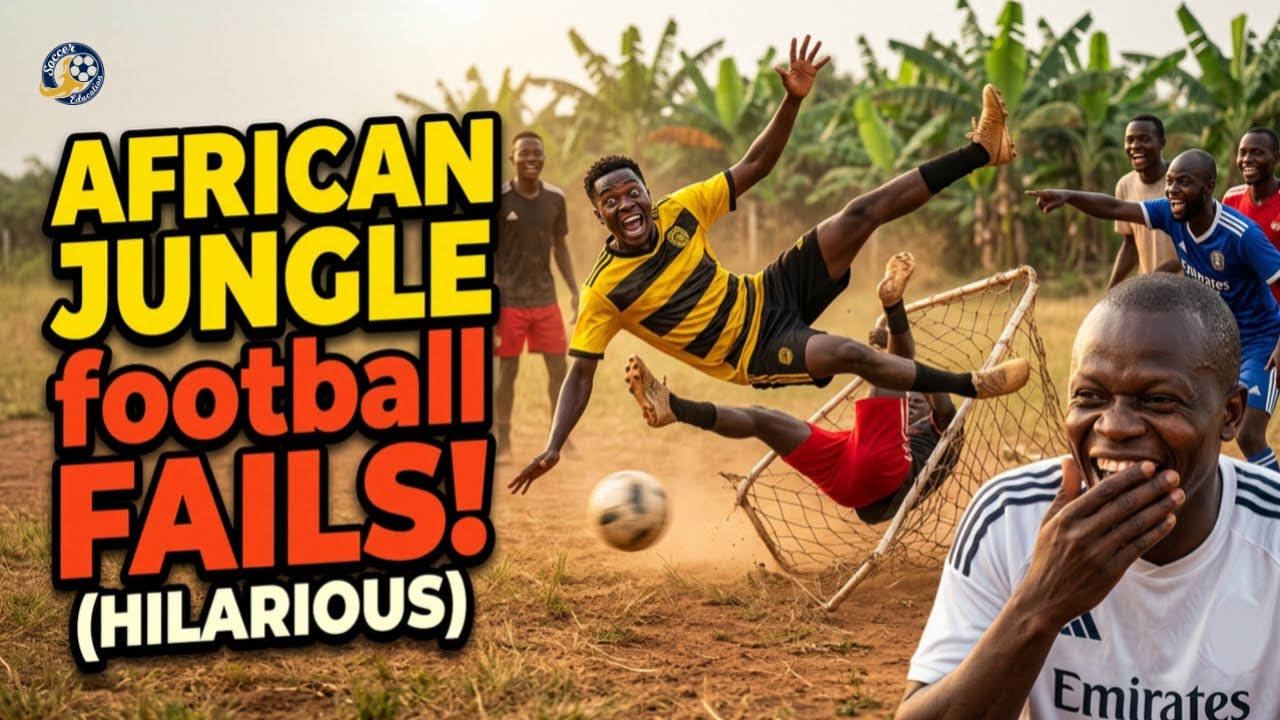 The Funniest African Jungle Football Moments Caught Live - YouTube