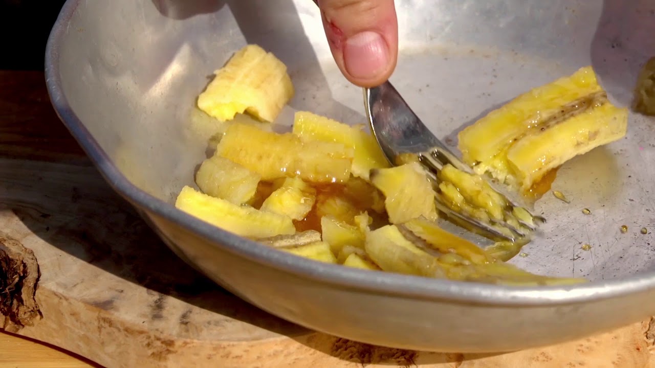Tenerife recipes: Cone of green bananas served with Atlantic wreckfish ...