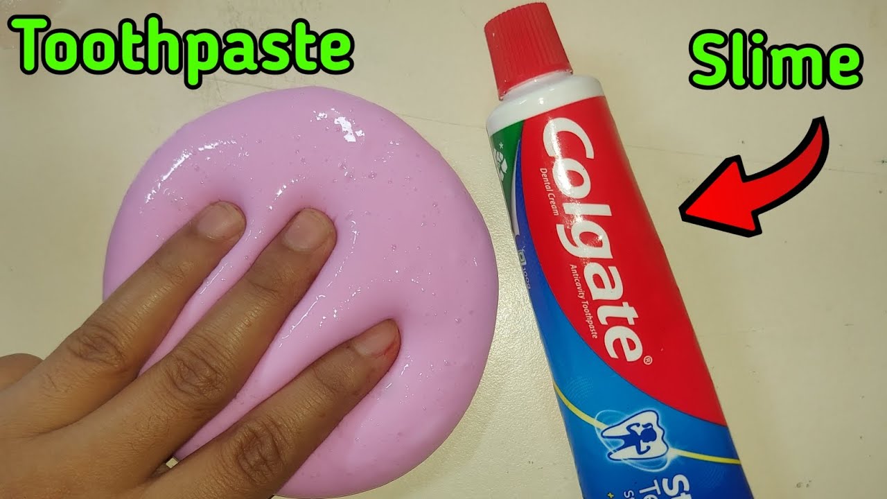 Colgate Toothpaste Slime ASMR l How to make slime with Colgate Toothpaste l Slime With ...