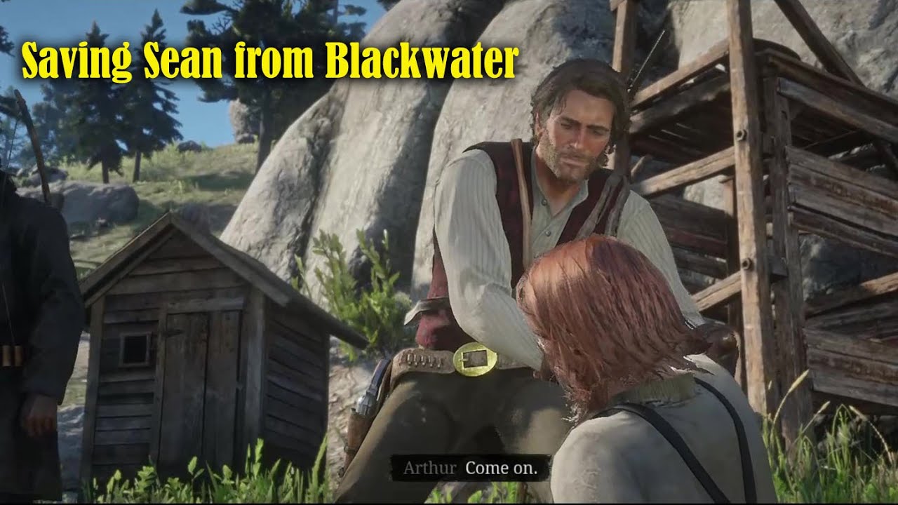 Saving Sean from hanging in Blackwater - Red Dead Redemption 2. - YouTube