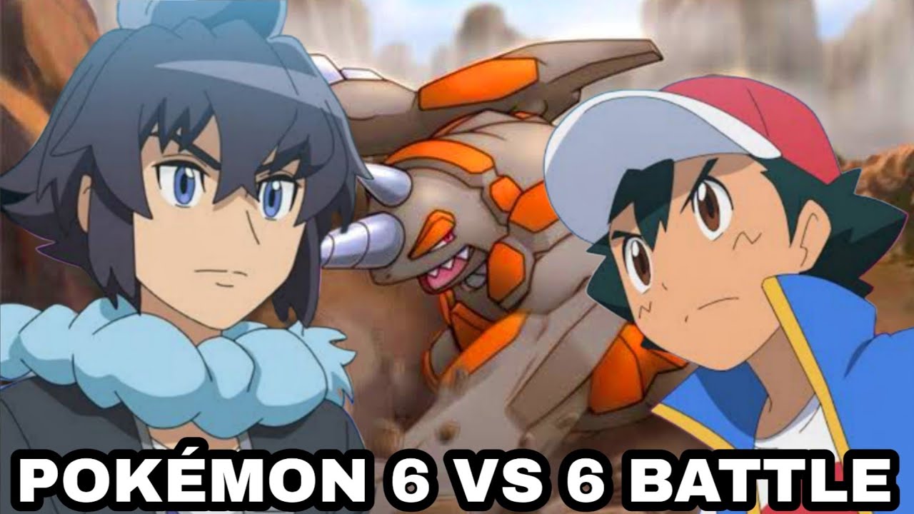 POKEMON 6 VS 6 BATTLE EP - 44 💛 ASH VS RHYPERIOR FULL BATTLE 💛 ASH ...