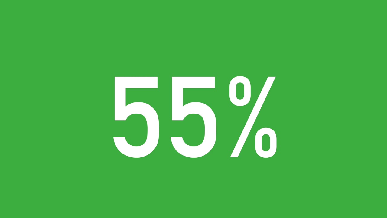 Green Screen - Percentage count 0%-100% - YouTube