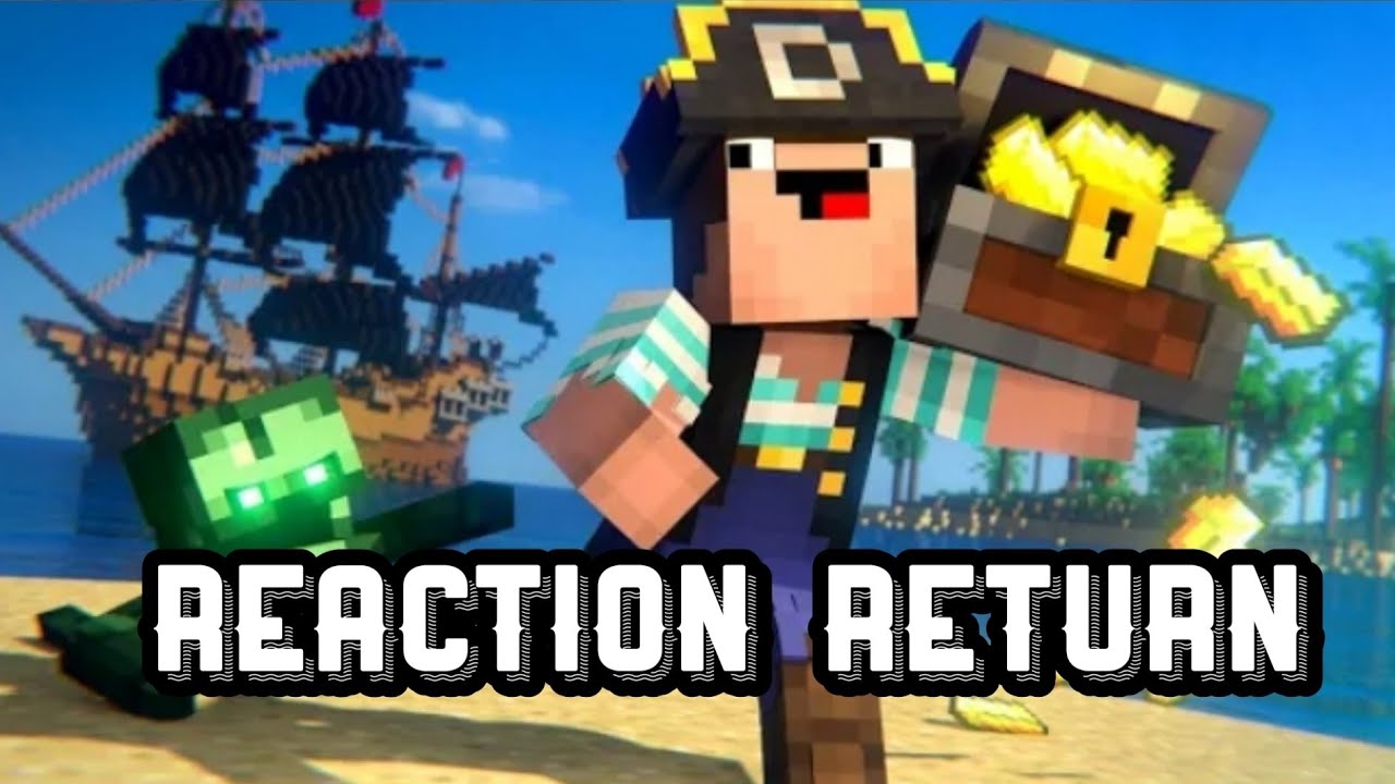 Reacting To PIRATE DERP (Minecraft Animation) - YouTube