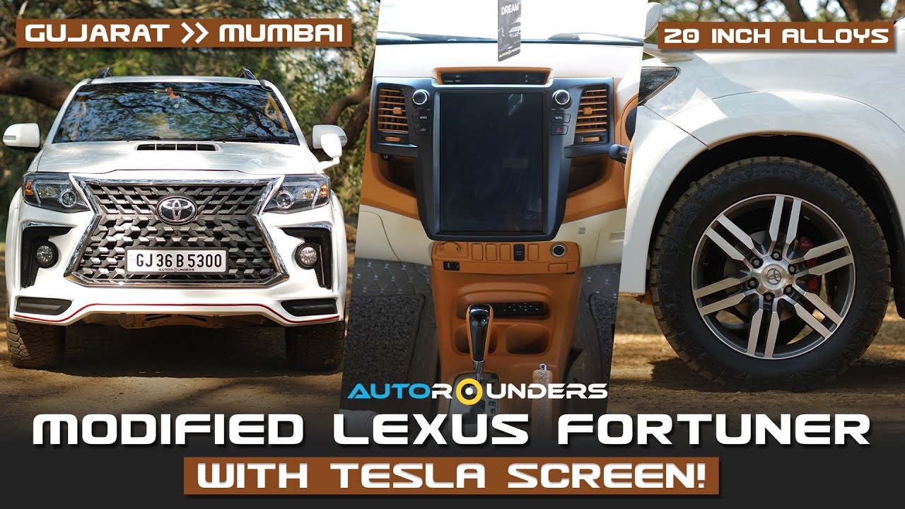 Dashing Fortuner modification with Lexus Kit & 20" alloys🔥 - YouTube