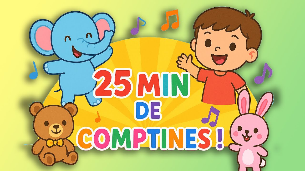 25 minutes de chansons et comptines pour enfants, parfaites pour s ...