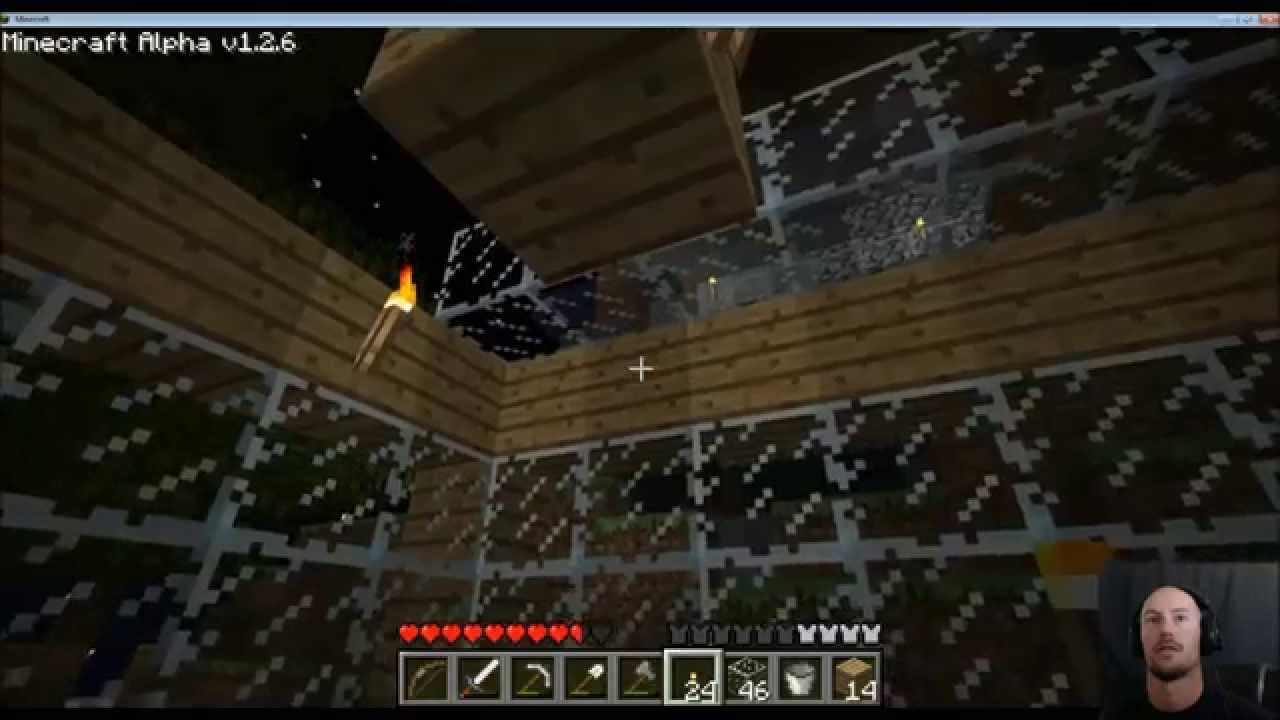 Minecraft: Back to Alpha Ep5 - Greenhouse Construction - YouTube