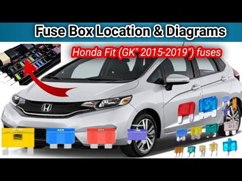 Honda Fit Fuse Box Location and Diagram Model(GK"2015-2019") - YouTube