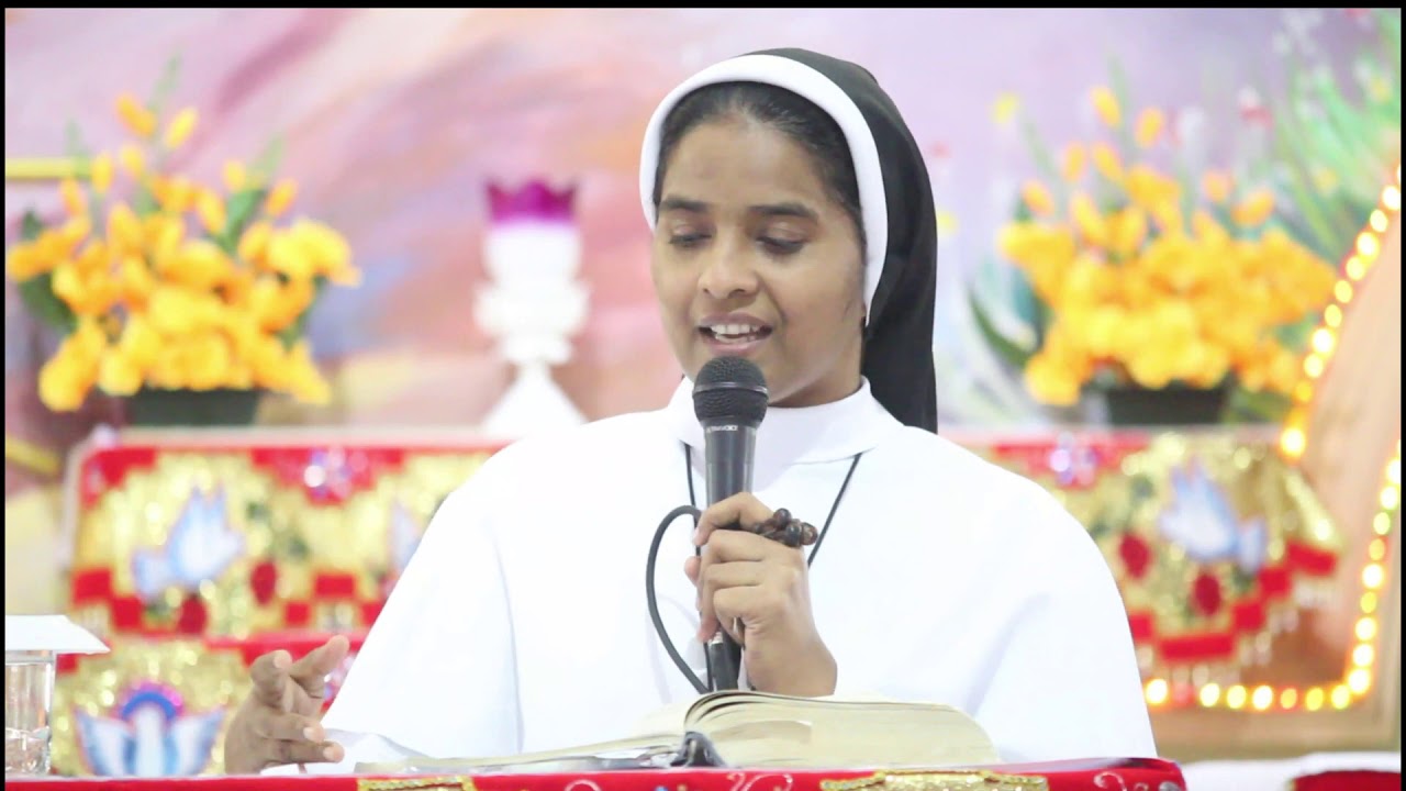 Powerful talk & Worship. Sr Ann Maria S H - YouTube