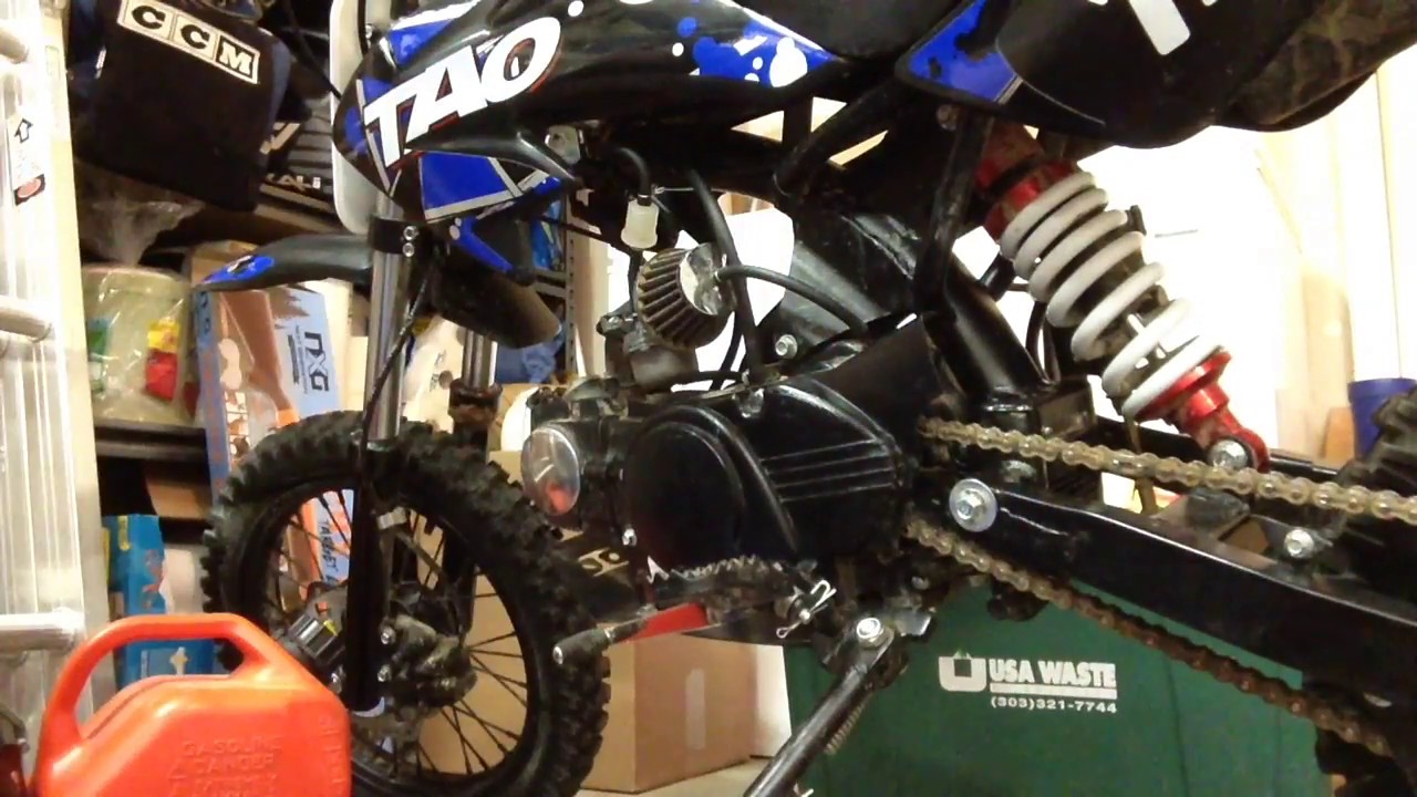 Dirt bike rattling noise - YouTube