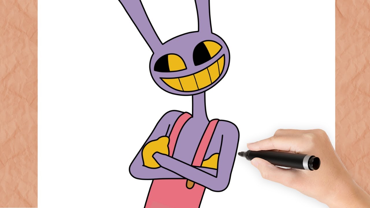 Como Desenhar o JAX I THE AMAZING DIGITAL CIRCUS I Passo a Passo I Fácil - YouTube