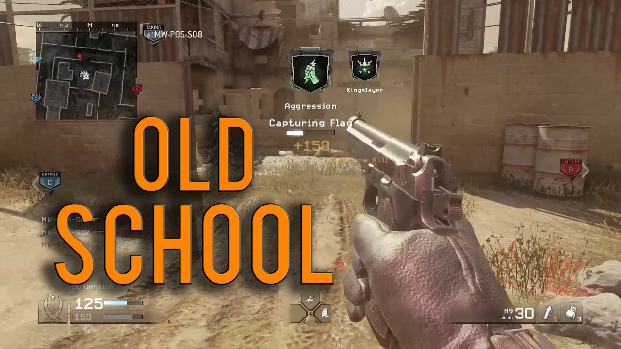 "OLD SCHOOL!" | COD 4 - REMASTERED | COD italian video challenge | -Zamp - YouTube