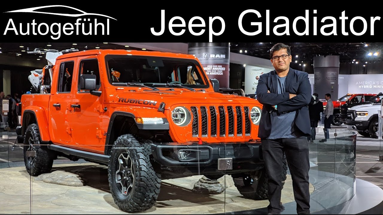 Jeep Wrangler JL Rubicon vs Jeep Gladiator Pickup comparison ...