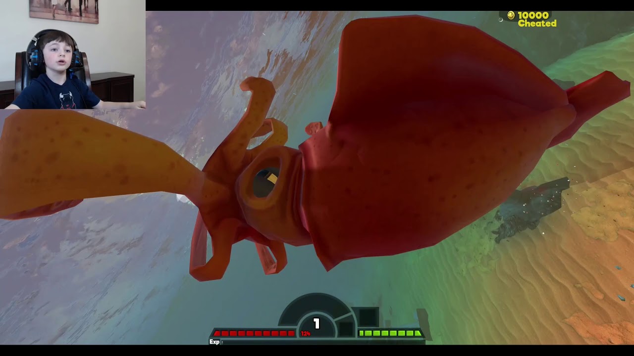 Feed and Grow Fish - lasers and HUGE growing powers - YouTube