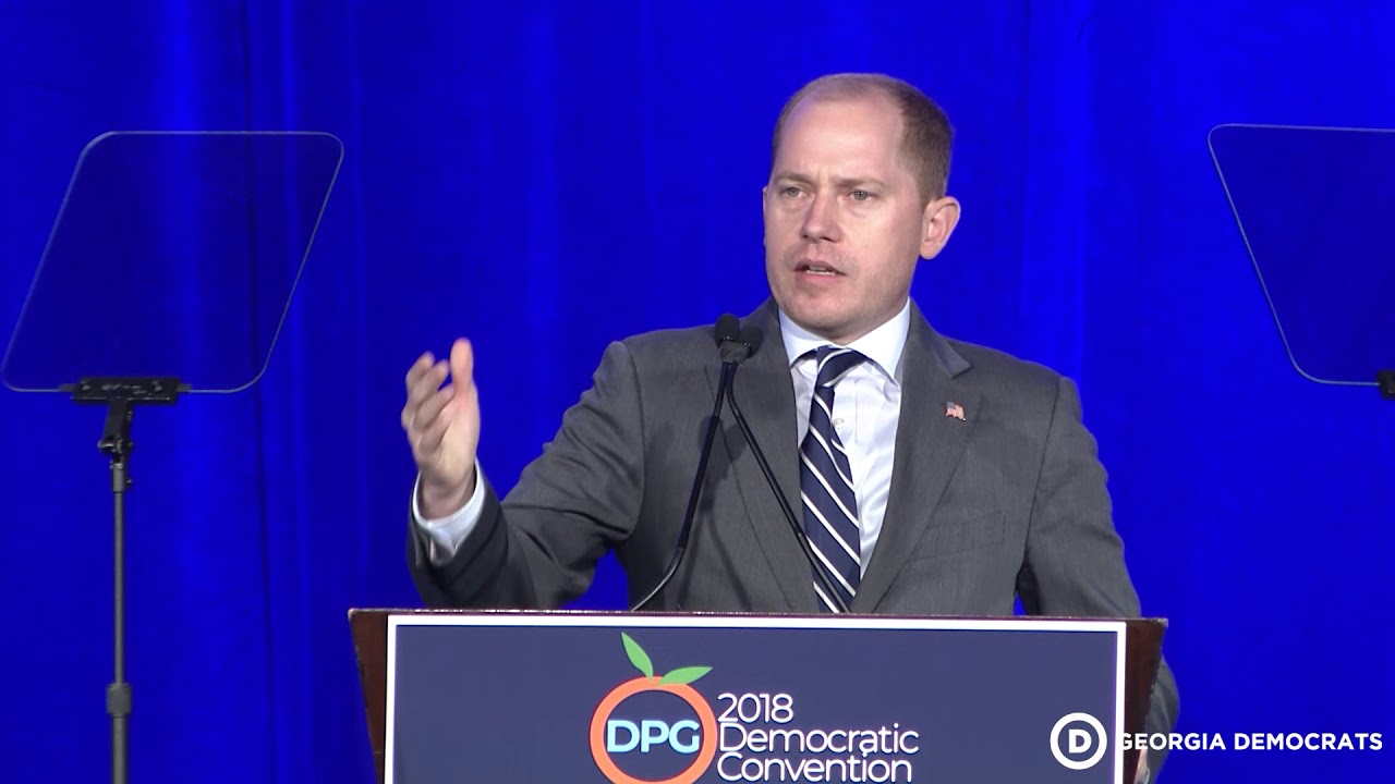 Charlie Bailey Speaks to GA Democrats - YouTube
