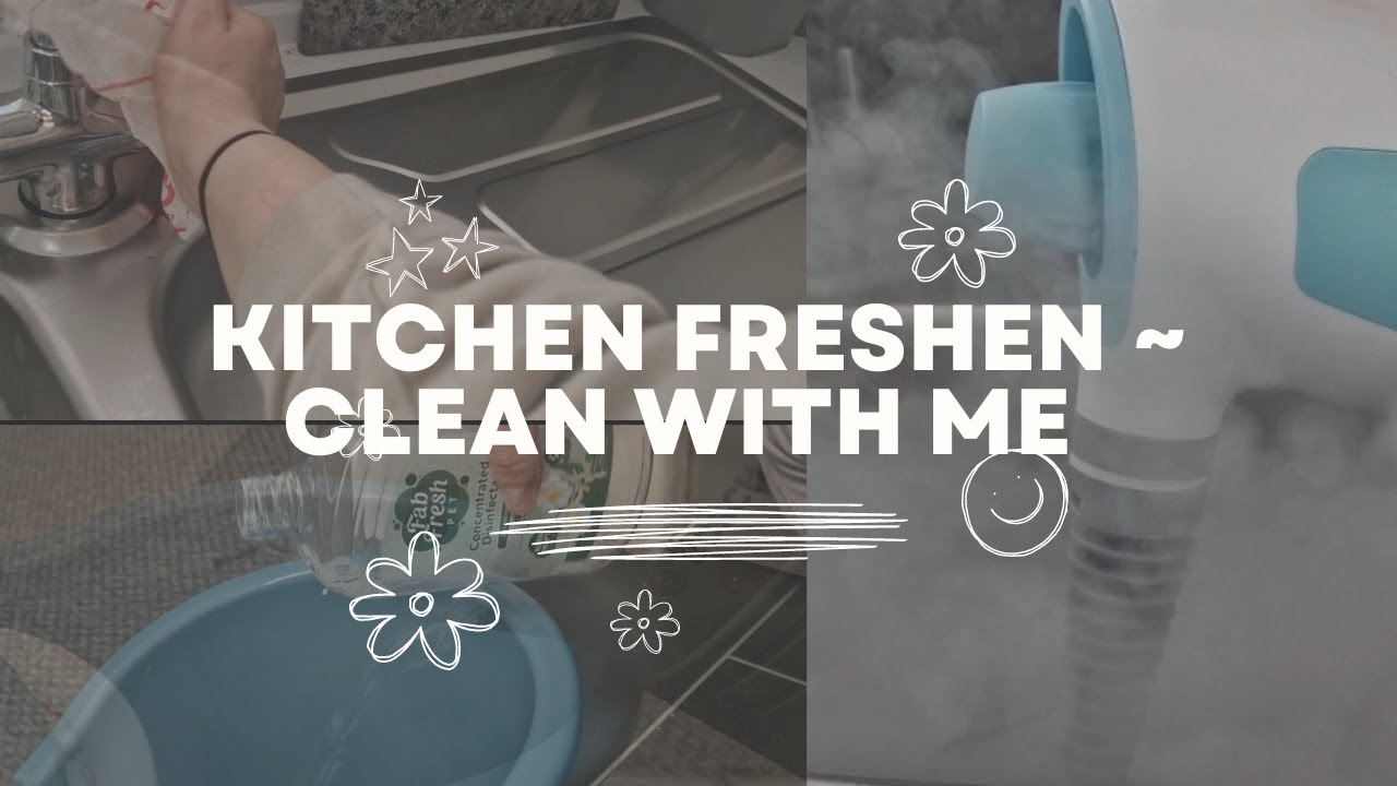 Kitchen Freshen ~ Clean With Me ~ & What I Got from Primark ~ Cleaning ...