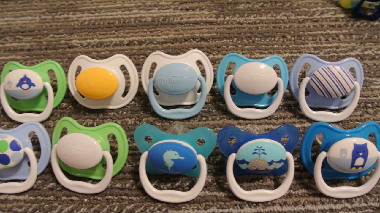 NEW!!!BOYS PACIFIER COLLECTION!!! - YouTube
