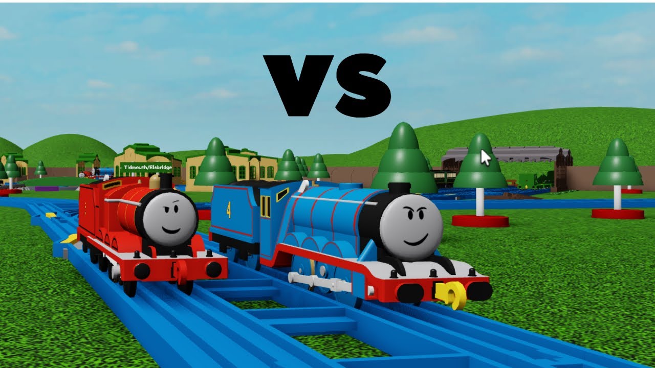 Roblox TTG/Tomy Testing Grounds Races | James Vs Gordon - YouTube