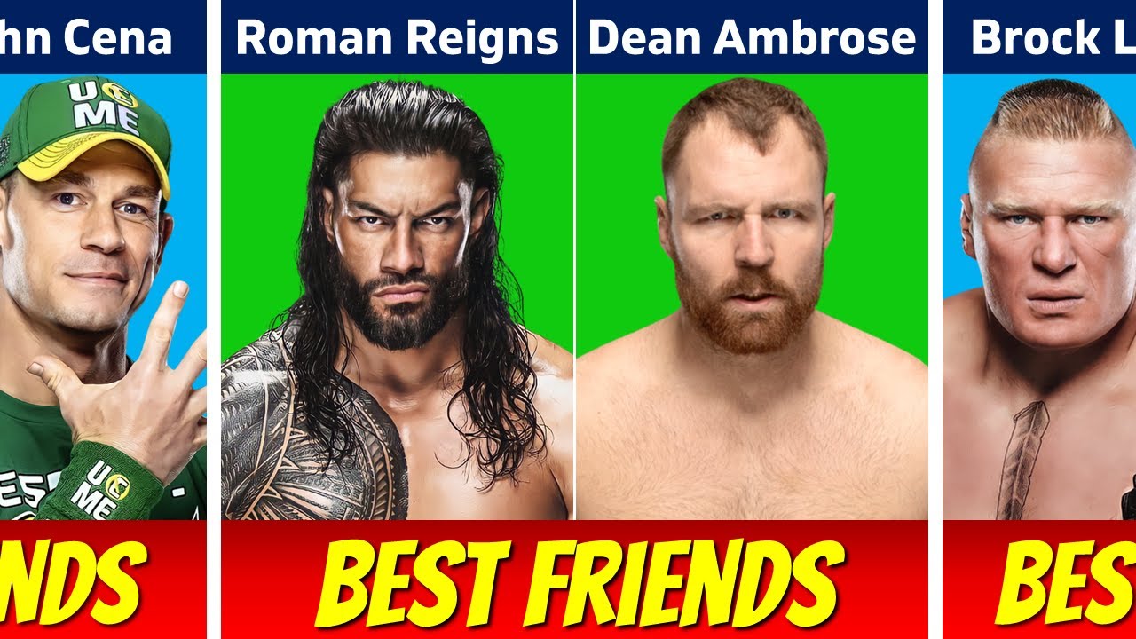 Real Life Best Friends in WWE - YouTube