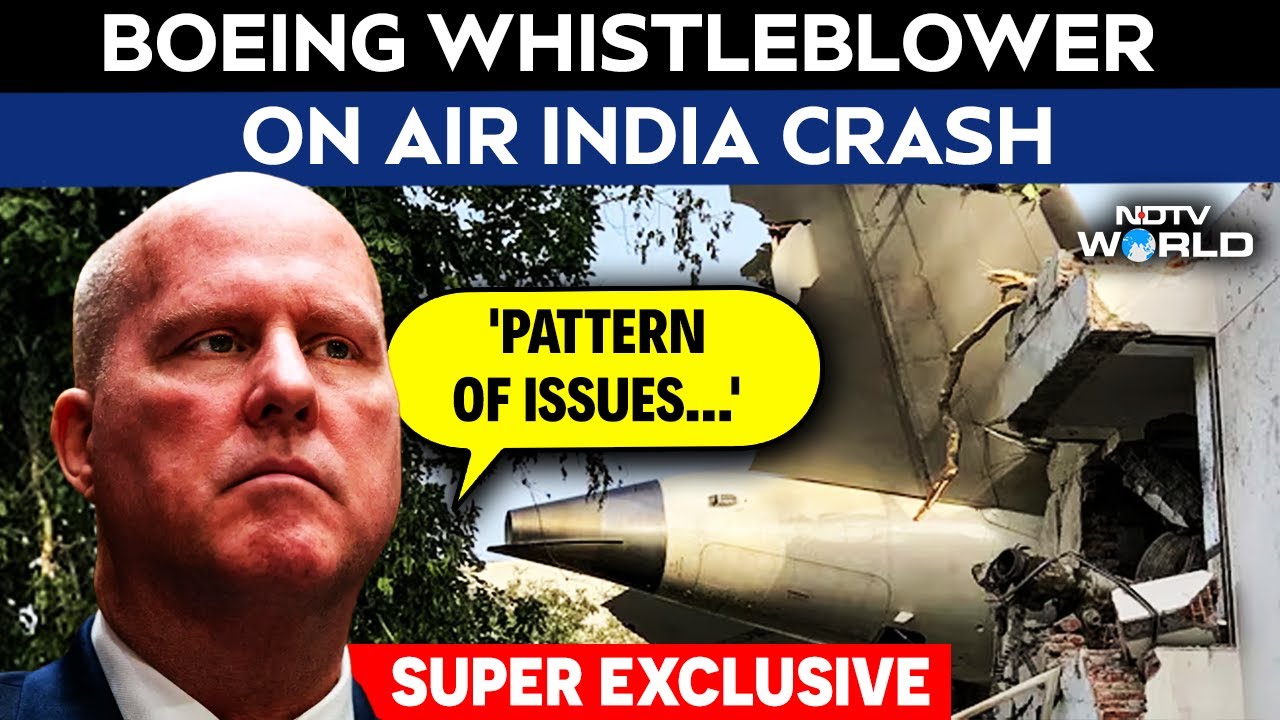Boeing Whistleblower Interview | Boeing Whistleblower On Air India ...
