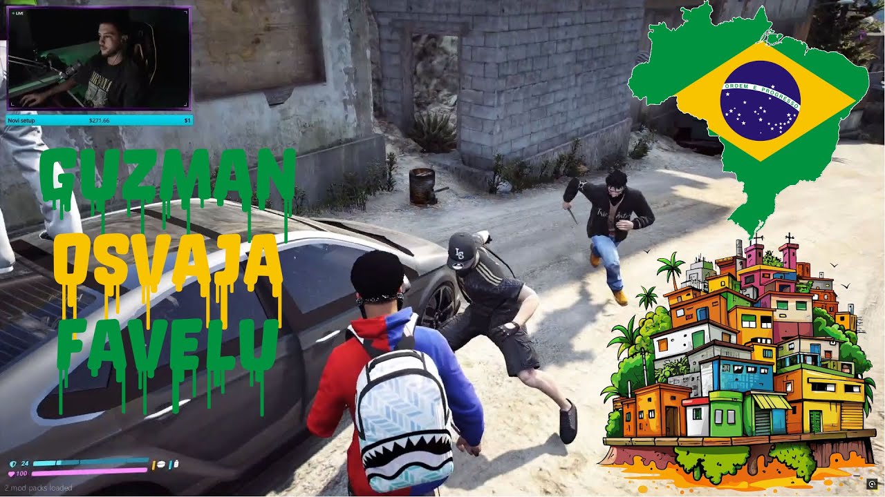 Momci iz favele napali Guzmana i nisu dobro prosli *Panama RP* #fivem # ...