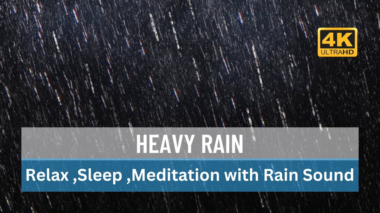 10 Hour Rain at Night, #Rain_Sounds_for_Sleep, #Relaxing, #Meditation ...