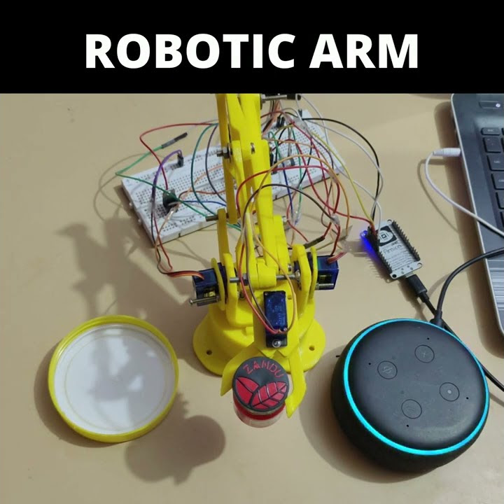 ROBOTIC ARM - NODEMCU - YouTube