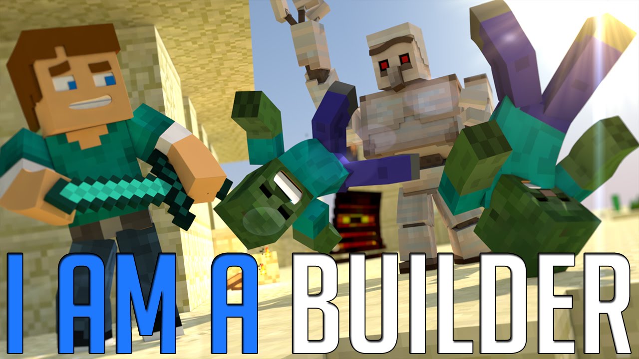 ♪I Am A Builder♪ - A Minecraft Parody of David Guetta - Titanium (Music ...