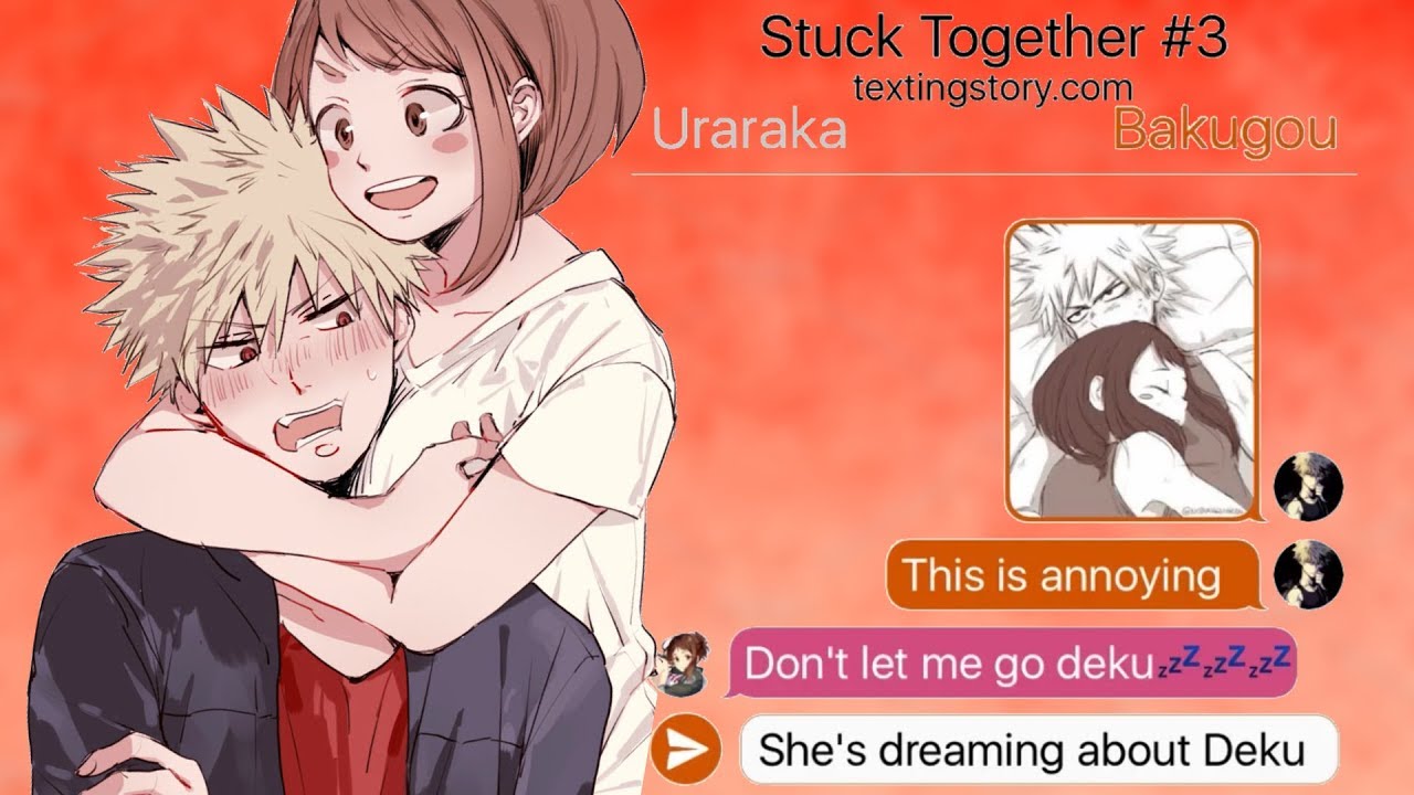 This Is Awkward😐😐Bakugou and Uraraka Stuck Together #3 - YouTube