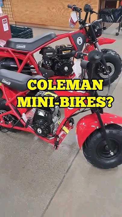 Coleman Makes/ Rebrands everything! Mini Bikes? - YouTube