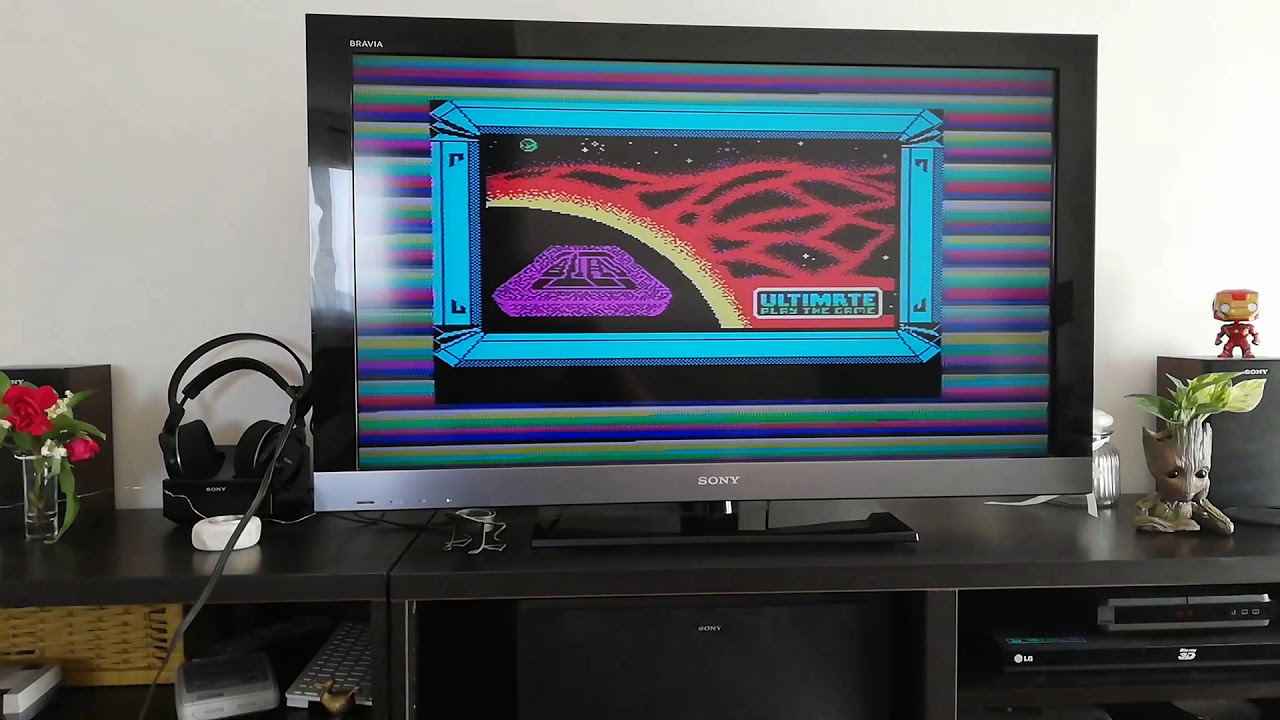 ZX Spectrum + OTLA loading Alien 8 test - YouTube