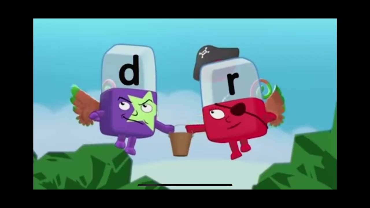 Alphablocks d & r cry - YouTube