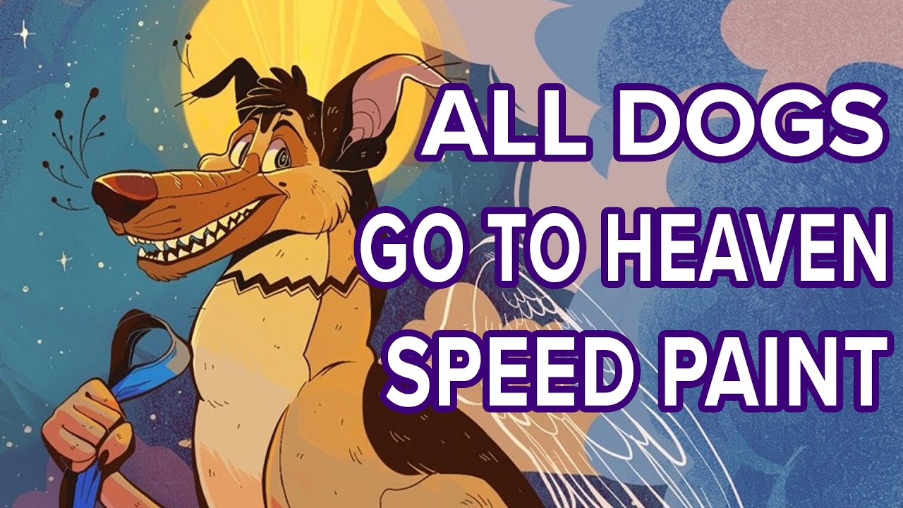 Speed paint - Charlie B. Barkin || All Dogs Go To Heaven - YouTube