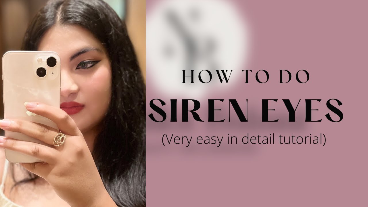 Siren Eyes Makeup Tutorial *in detail* - YouTube