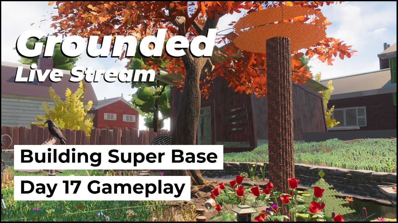 [Live Stream - VOD] Building my super base, on final structural stage ...