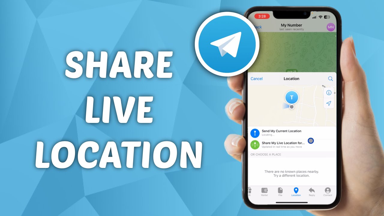 How to Share Live Location on Telegram - YouTube